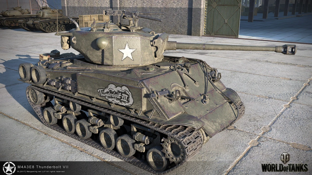 M4A3E8 Thunderbolt VII | Wargaming Wiki | Fandom