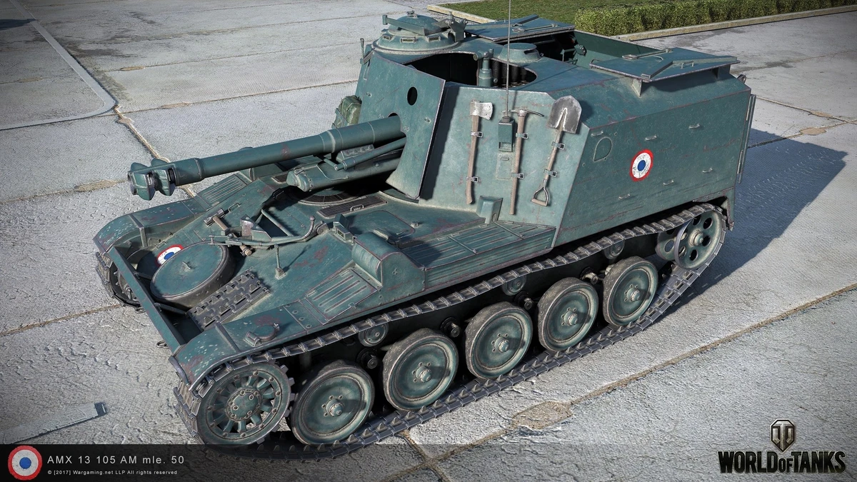AMX 13 105 AM mle. 50 | Wargaming Wiki | Fandom