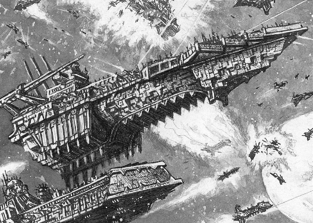 Линкор типа Осквернитель Викиариум Warhammer 40k Fandom