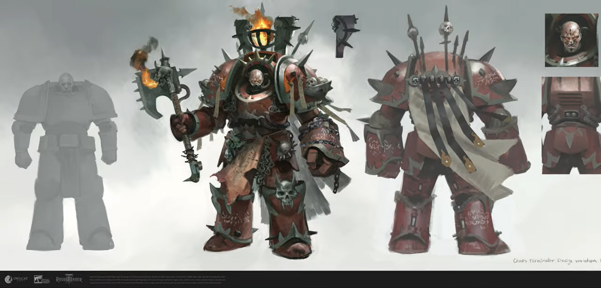 Chaos Space Marine Terminator Warhammer 40 000 Rogue Trader Wiki