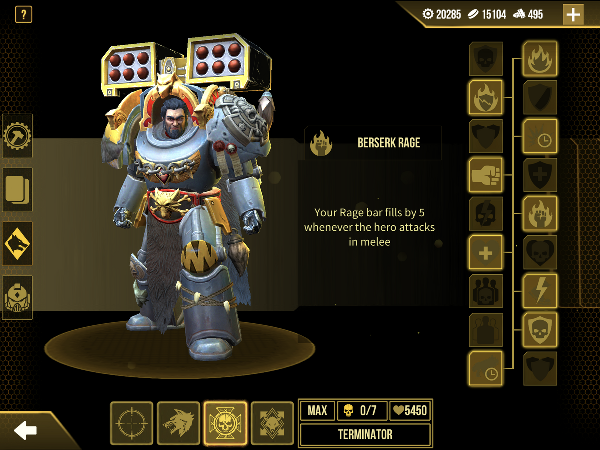 Terminator Honored Heavy Flamer / Melee Solo +1 Wolf Otti-P | Warhammer ...