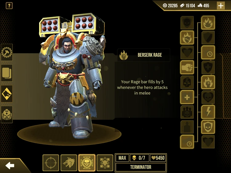 Terminator Honored Heavy Flamer / Melee Solo +1 Wolf Otti-P | Warhammer ...