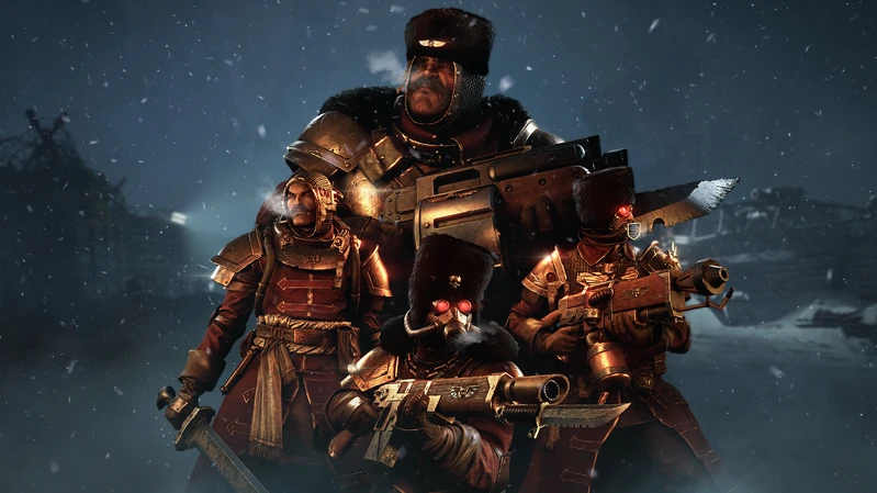 Vostroyan Firstborn | Warhammer 40K Darktide Wiki | Fandom