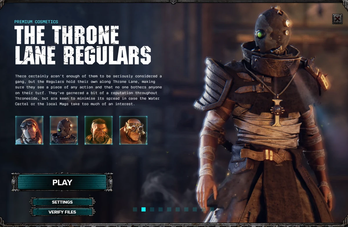 Throne Lane Regulars | Warhammer 40K Darktide Wiki | Fandom