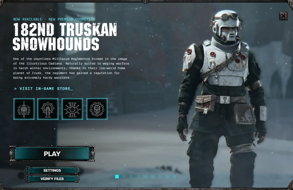 182nd Truskan Snowhounds | Warhammer 40K Darktide Wiki | Fandom