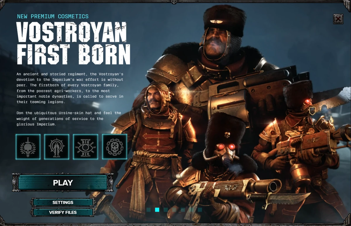Vostroyan Firstborn | Warhammer 40K Darktide Wiki | Fandom