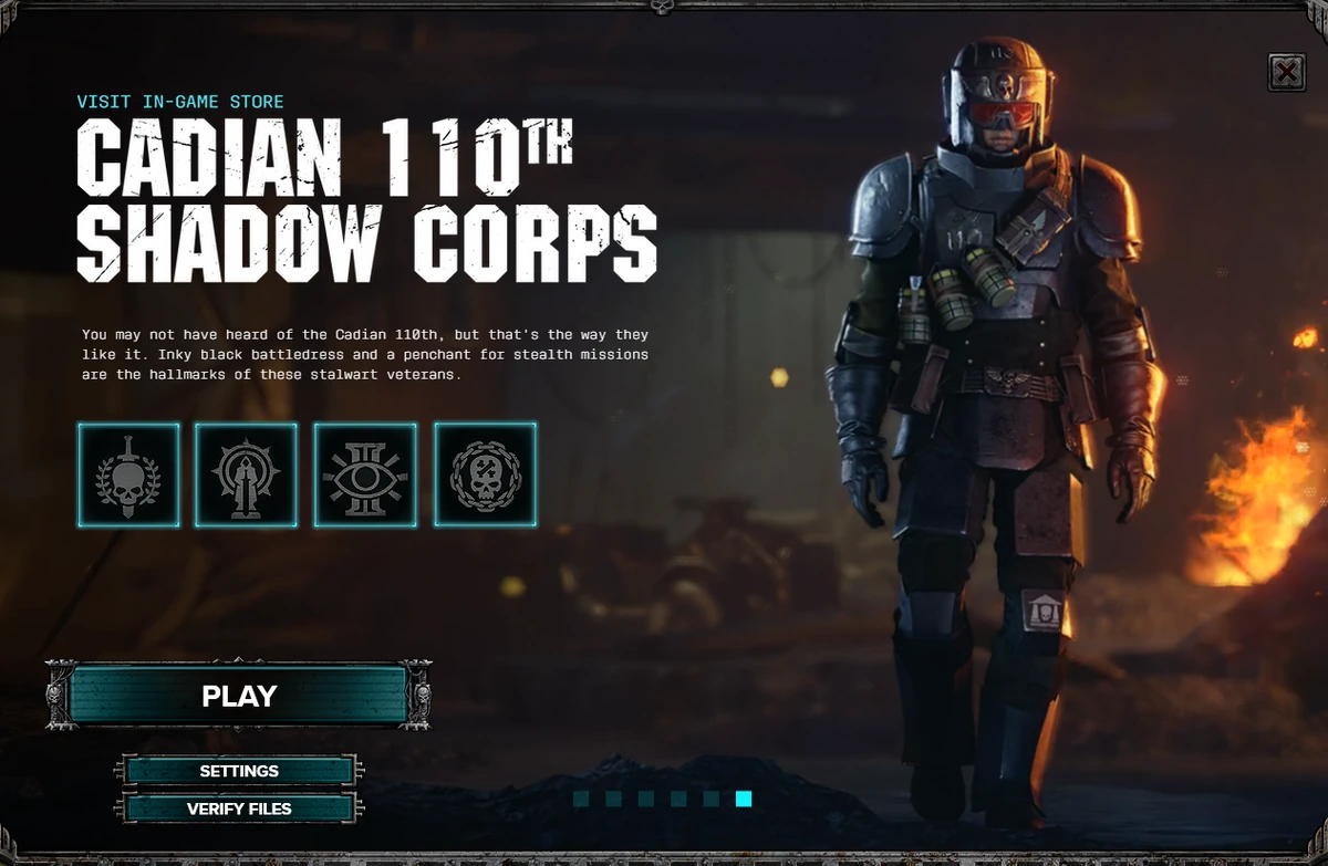 Cadian 110th Shadow Corps | Warhammer 40K Darktide Wiki | Fandom