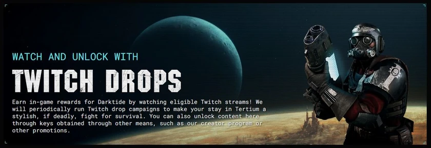 Twitch Drops | Warhammer 40K Darktide Wiki | Fandom