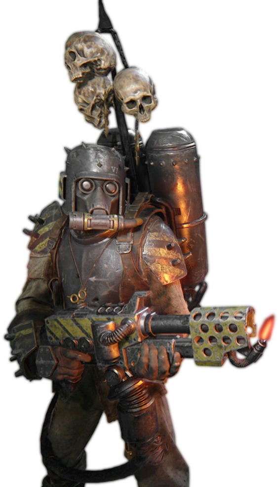 Scab Flamer | Warhammer 40K Darktide Wiki | Fandom