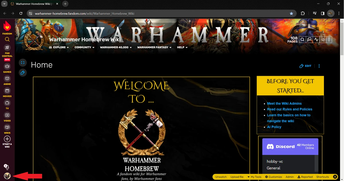 Warhammer Homebrew Wiki:How to Use a User Page | Warhammer Homebrew ...