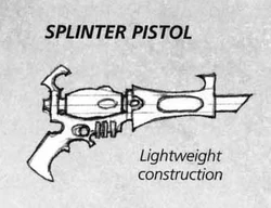 Splinter Pistol | Warhammer 40k Wiki | Fandom