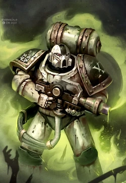 Pre Heresy Death Guard Art