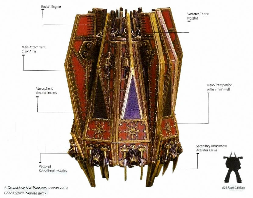 Chaos Dreadclaw | Warhammer 40k Wiki | Fandom