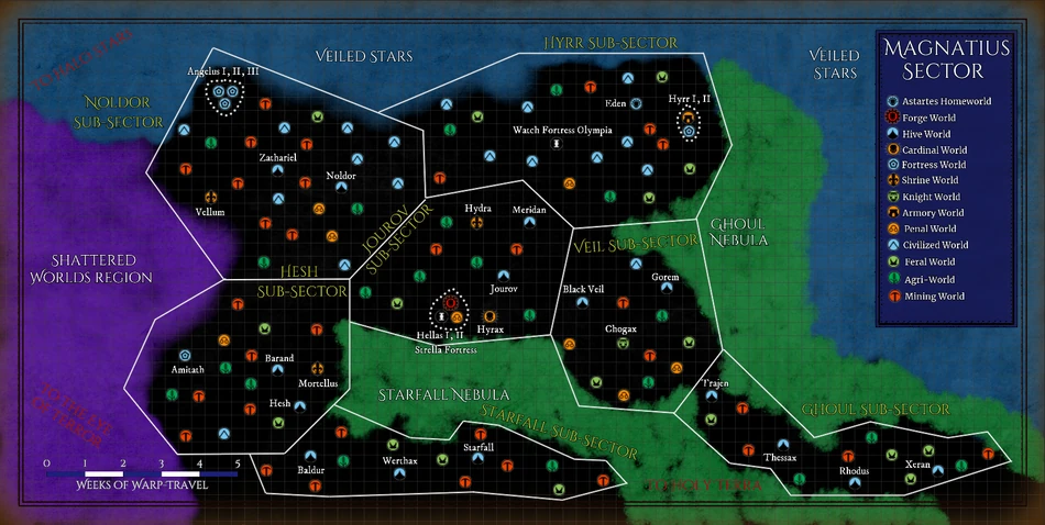 Magnatius Sector | Warhammer 40,000 Wiki | Fandom