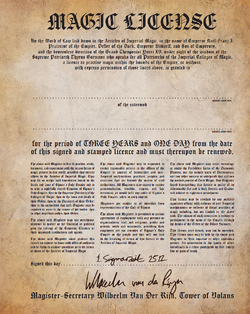 Magical License | Warhammer Wiki | Fandom