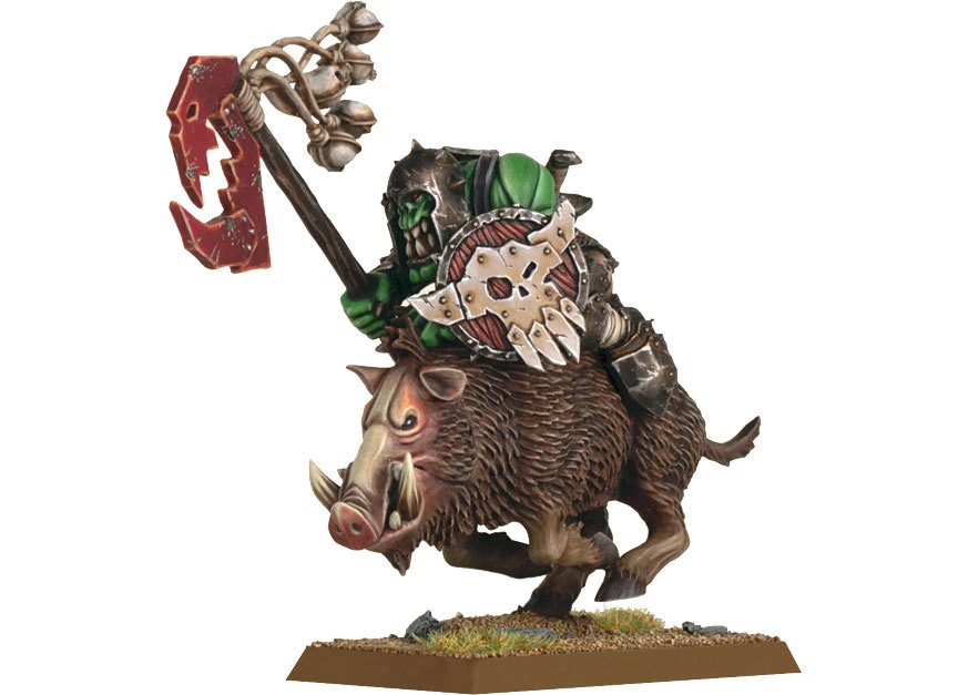 RARE Orc Boar Rider/Orc Boar Boy for Warhammer Fantasy Battles ...