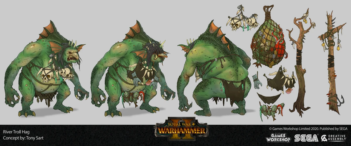 Giant River Troll Hag | Warhammer Wiki | Fandom