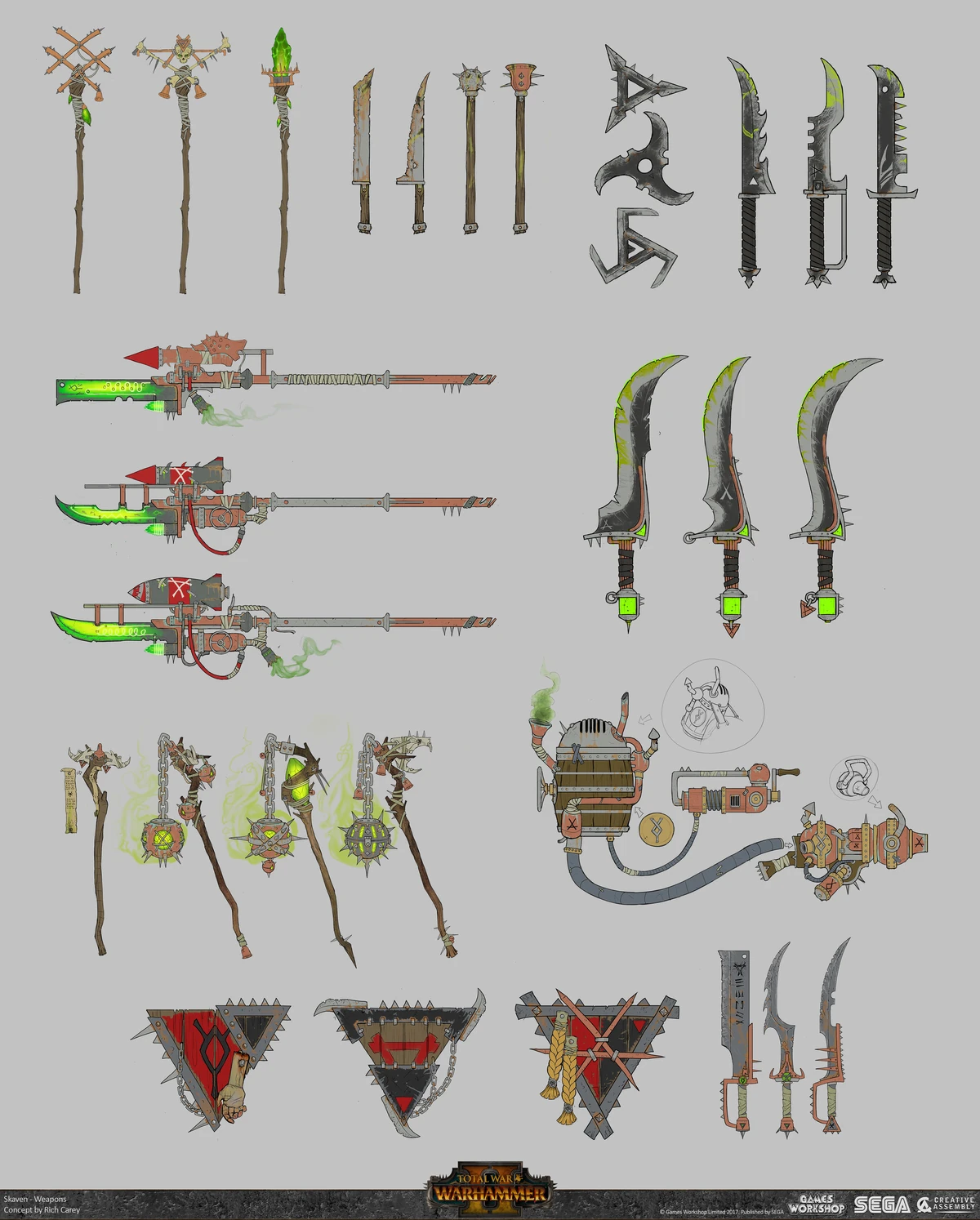 Fantasy Warhammer Weapon