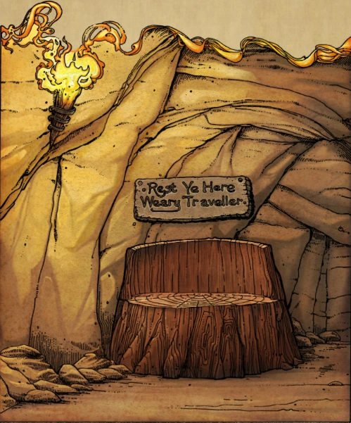 First Bench | The Warlock of Firetop Mountain Wikia | Fandom