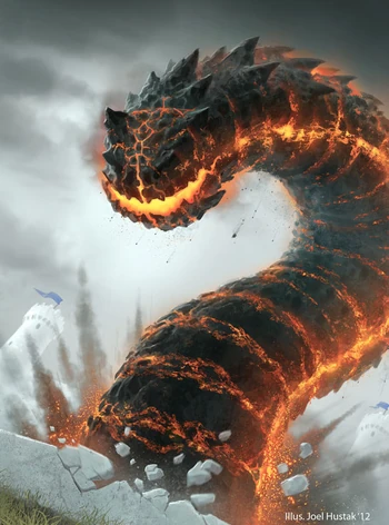 Lava Worm | Warlock of the Magus World Wiki | Fandom