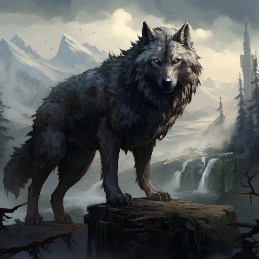 Direwolf/Alpha Direwolf | Warlock of the Magus World Wiki | Fandom
