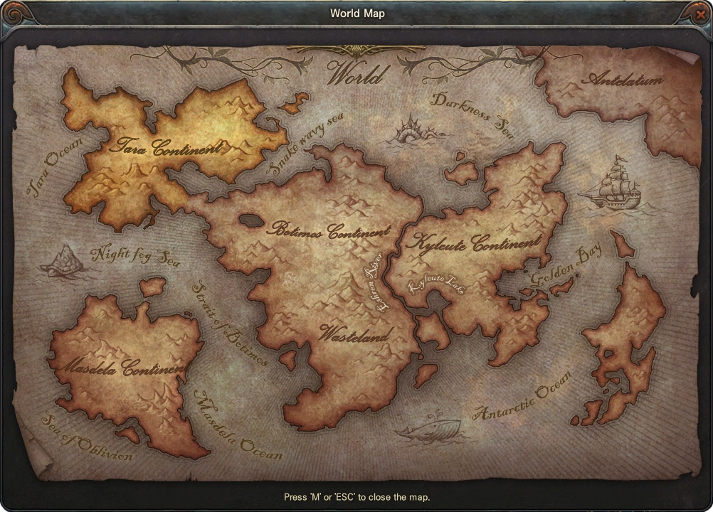 World Map - Official Warlords Awakening Wiki