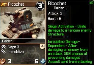 Ricochet | War Metal Tyrant Wiki | Fandom