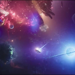 space jam galaxy background