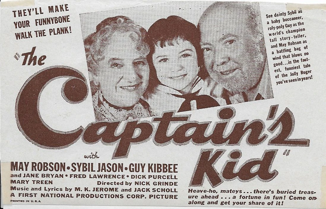 The Captain's Kid | Warner Bros. Entertainment Wiki | Fandom