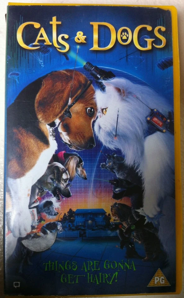 Cats And Dogs Vhs Widescreen