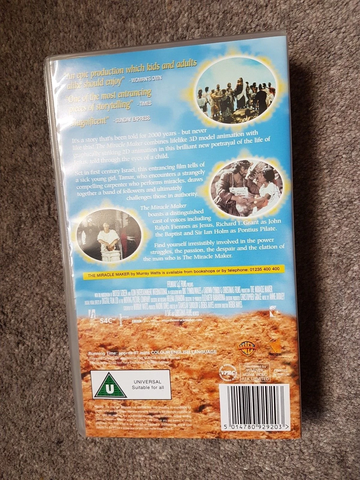 The Miracle Maker | Warner Home Video (UK) Wiki | Fandom