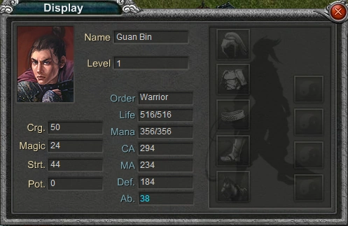 Guan Bin | War of Legends Wiki | Fandom