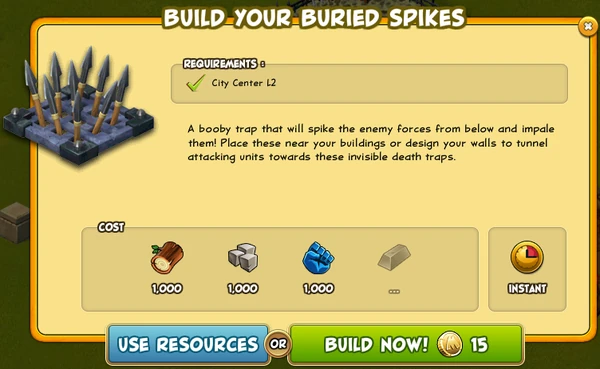 Buried Spikes | War of Mercenaries Wiki | Fandom