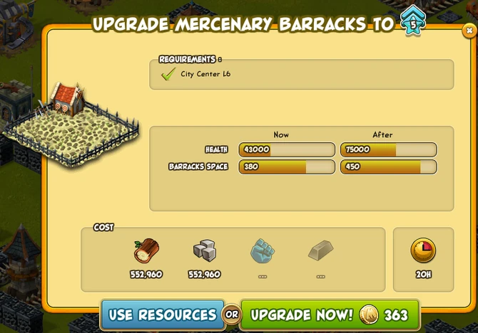Mercenary Barracks | War of Mercenaries Wiki | Fandom