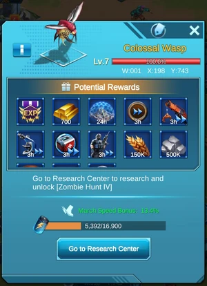 Colossal Wasp | War Paradise Wiki | Fandom