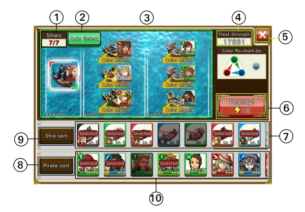 Pre-Battle User Interface | War Pirates TH Wikia | Fandom