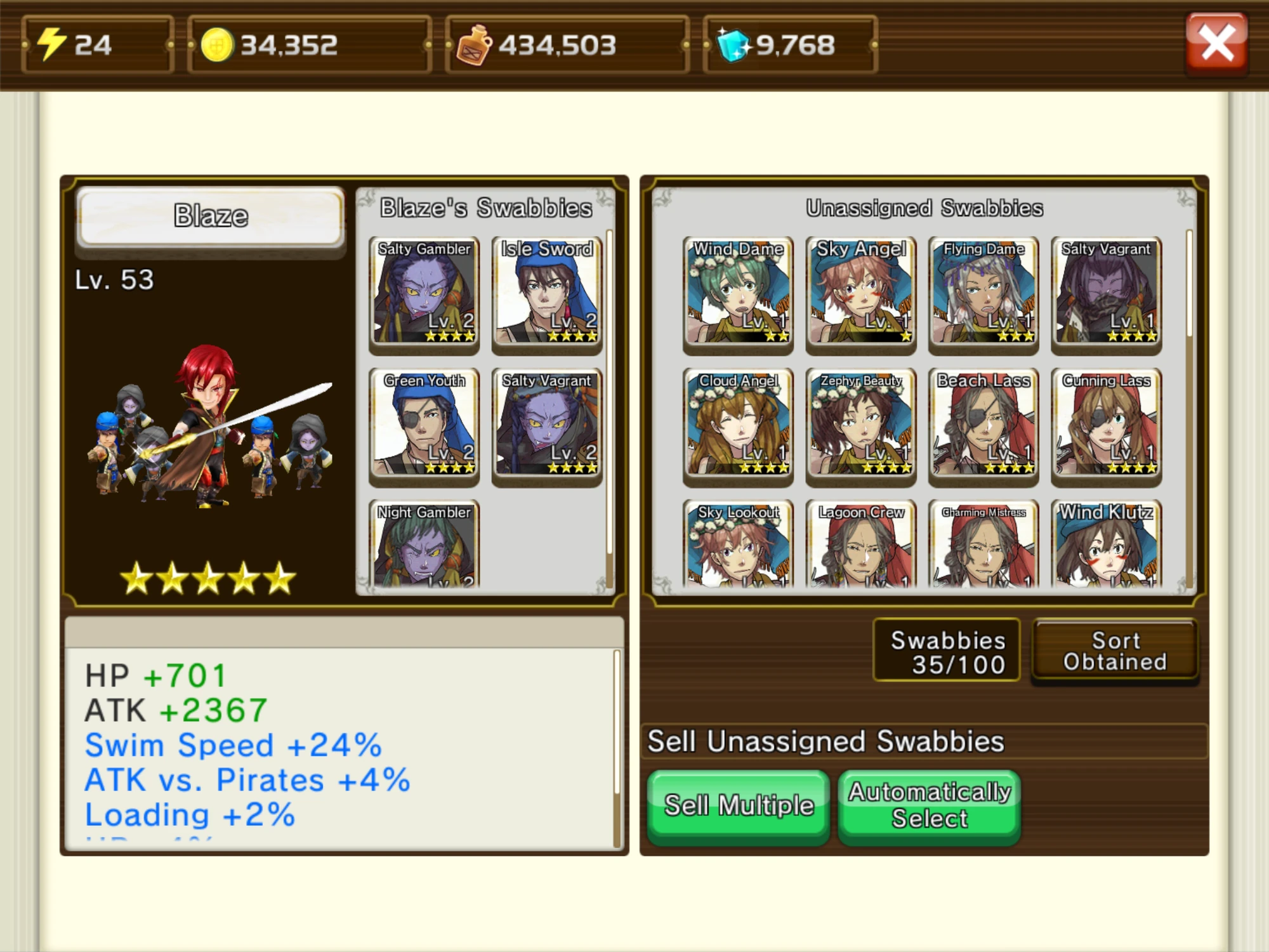 Swabbie Management | War Pirates Wikia | Fandom