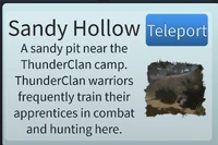Sandy Hollow | Warrior Cats: Ultimate Edition (WCUE) Wiki | Fandom