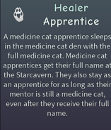 Roles | Warrior Cats: Ultimate Edition (WCUE) Wiki | Fandom