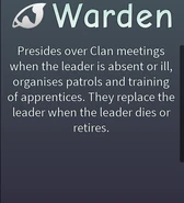 Roles | Warrior Cats: Ultimate Edition (WCUE) Wiki | Fandom