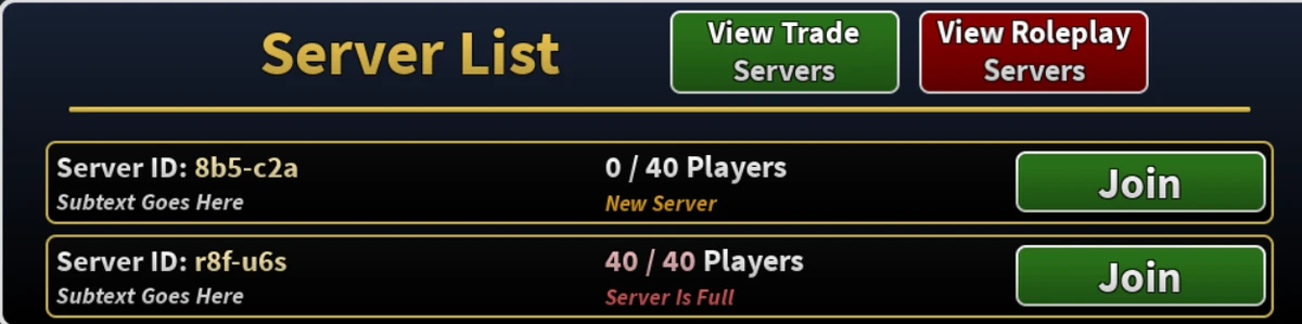 Trading Servers | Warrior Cats: Ultimate Edition (WCUE) Wiki | Fandom