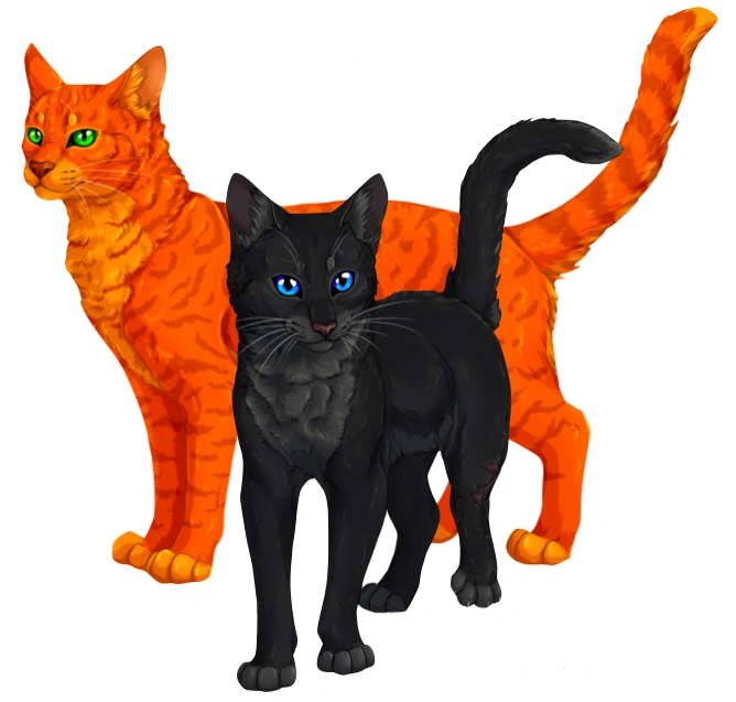 Firestar And Cinderpelt Kits