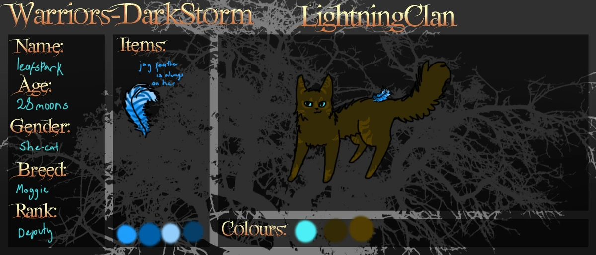 Leafspark | Warriors: DarkStorm Wiki | Fandom