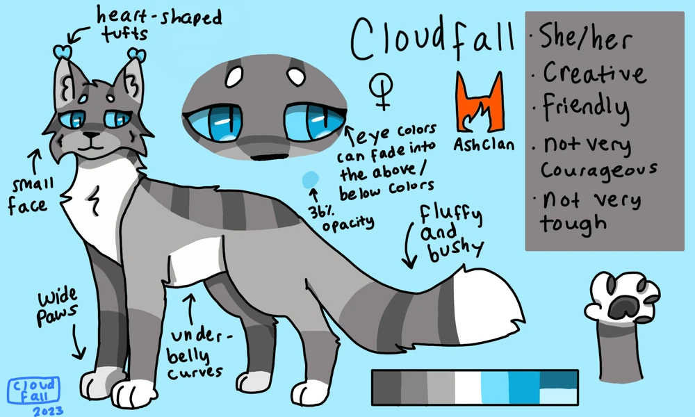 Cloudfall (AC) | Warriors OC's Wiki | Fandom