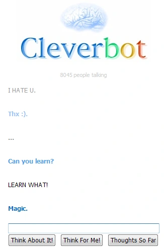 User blog:Loudsplash100000/The Epic Fail of Cleverbot! Part 1 ...