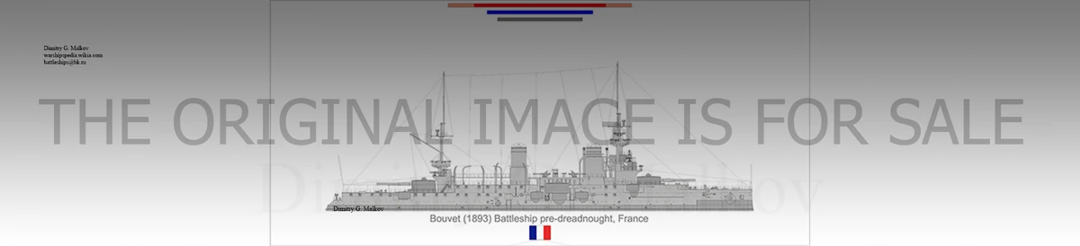 Bouvet (1893) Battleship pre-dreadnought, France | Warshipspedia Wiki ...