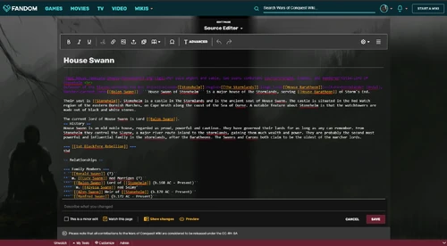 How to make a Wikia Page | Wars of Conquest Wiki | Fandom
