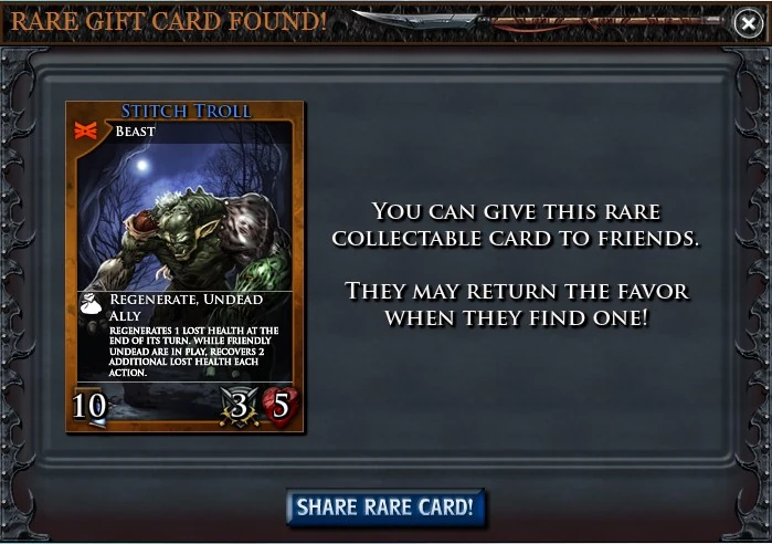 Rare cards on Facebook | Warstorm Wiki | Fandom