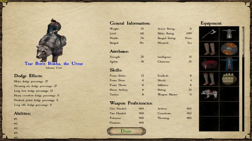 Tzar Boris Bokha | Warsword Conquest Wiki | Fandom