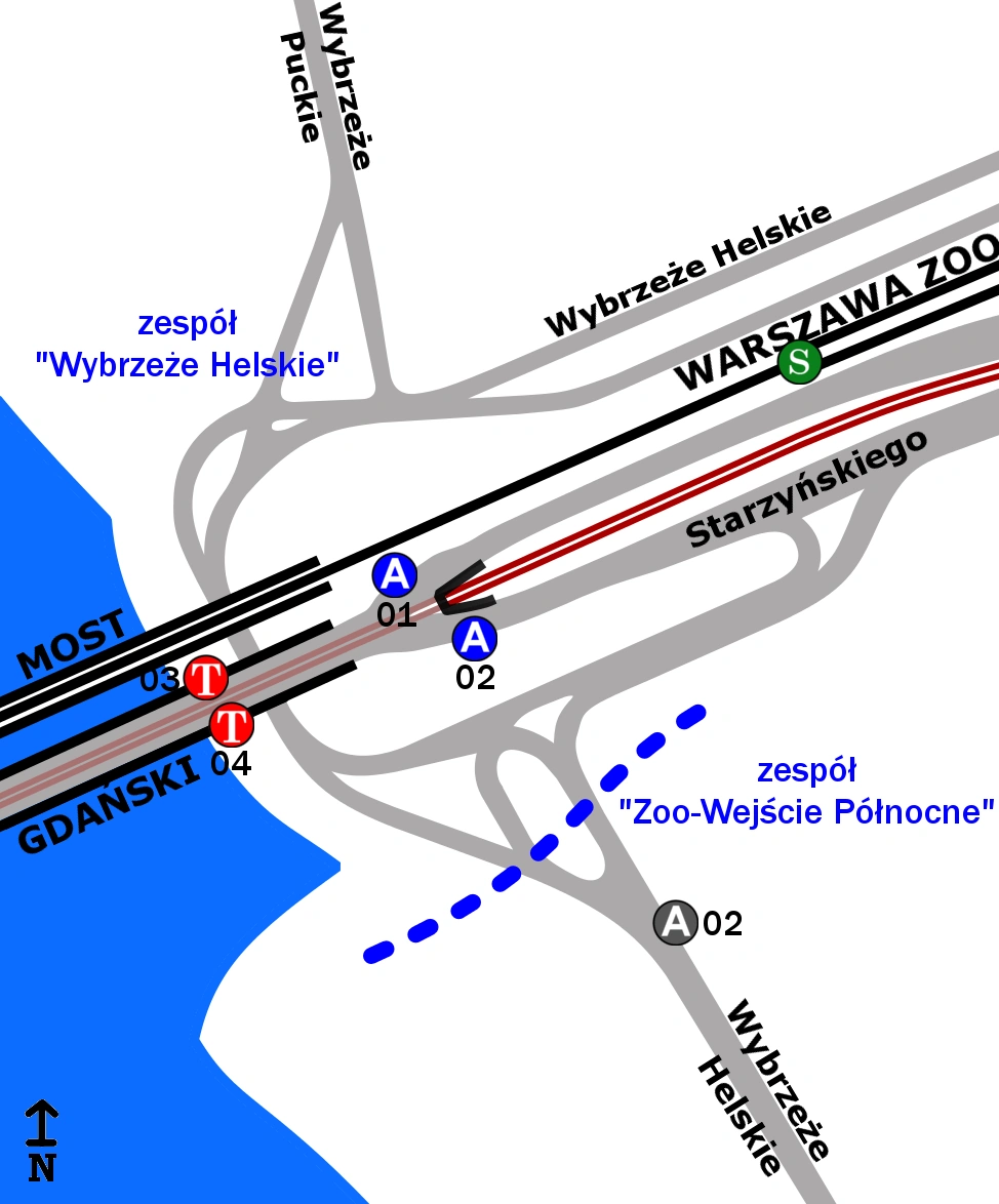 Zespół przystankowy Zoo-Wejście Północne | Warszawikia | Fandom